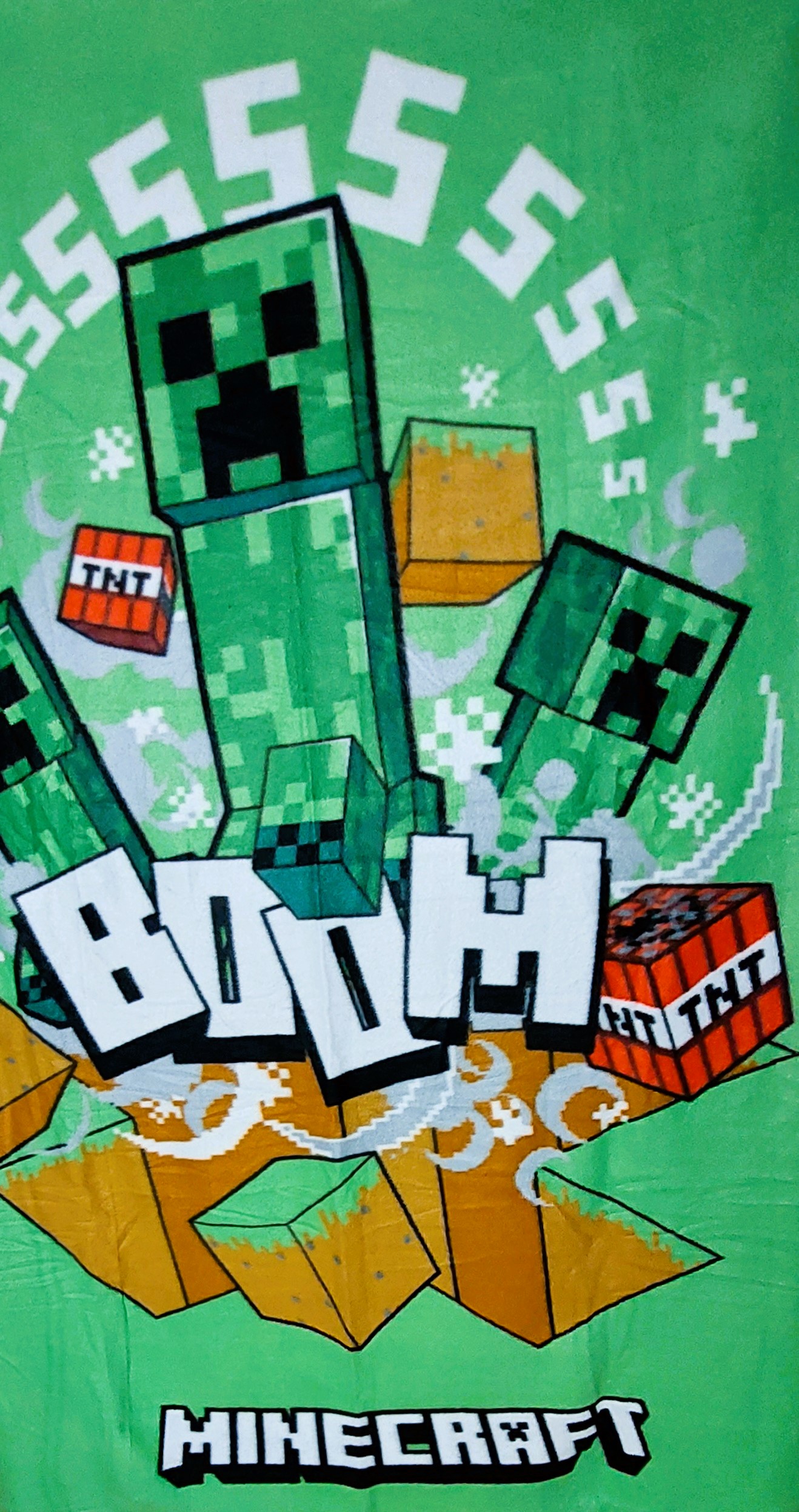 Minecraft Boom Tæppe » Minegadgets - Dit spil, din verden.