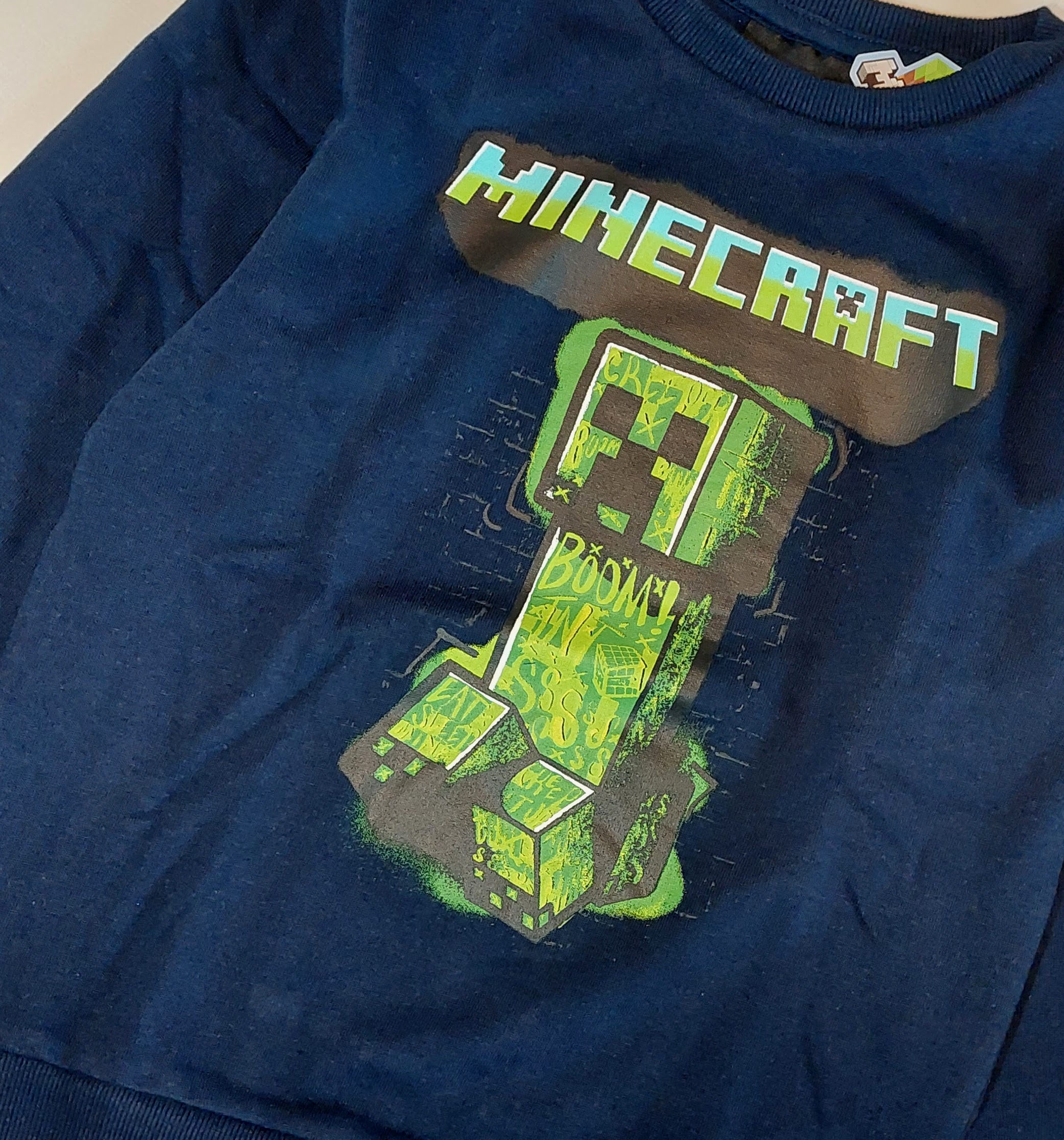 Minecraft Graffiti Creeper Sweatshirt » Minegadgets - Dit spil, din verden.